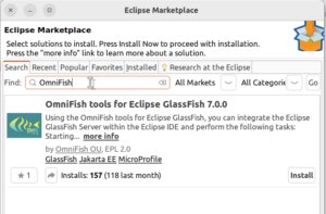GlassFish in Eclipse - OmniFish - Modern Jakarta EE Runtimes